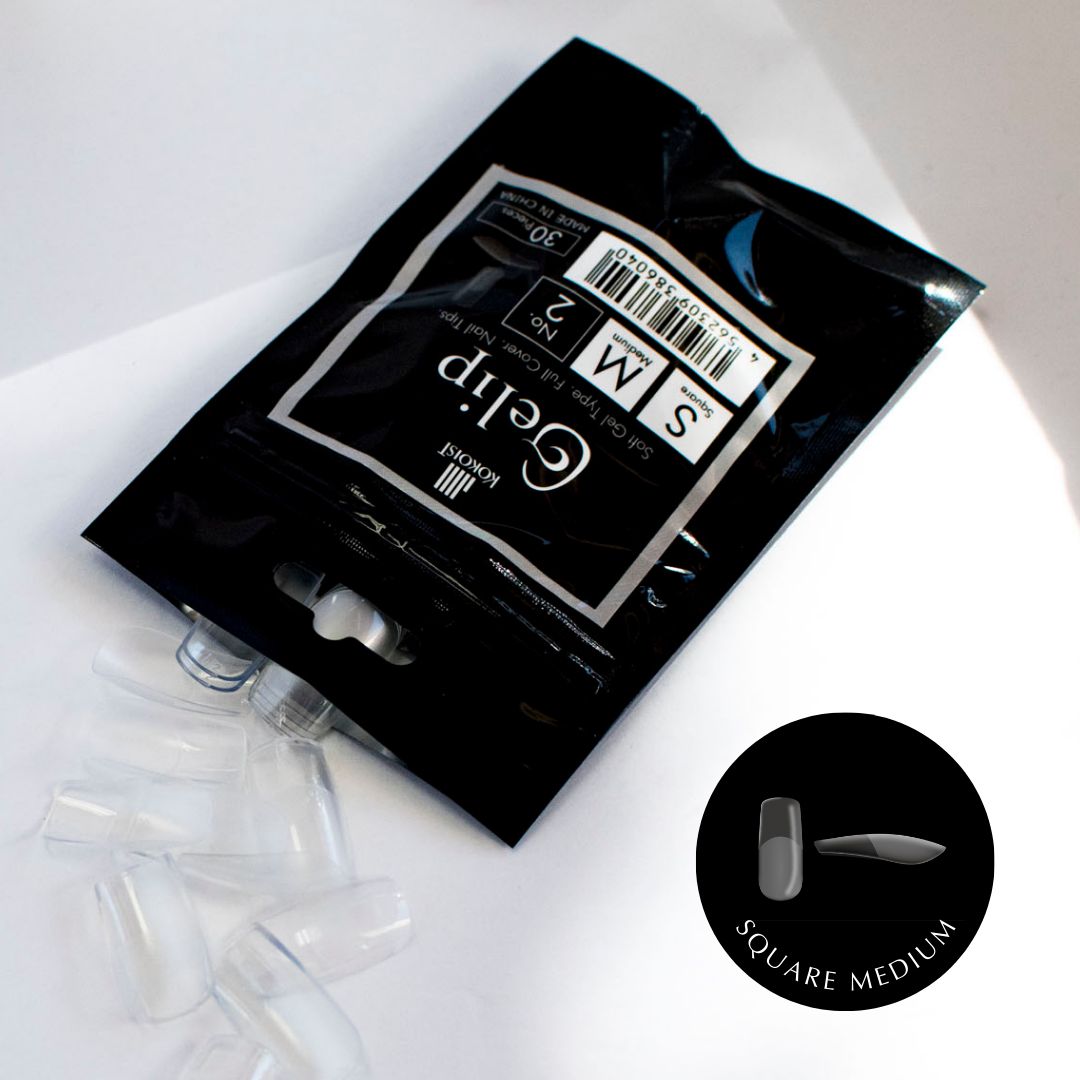 Kokoist Square Medium Gelip Nail Tips – Erica's ATA